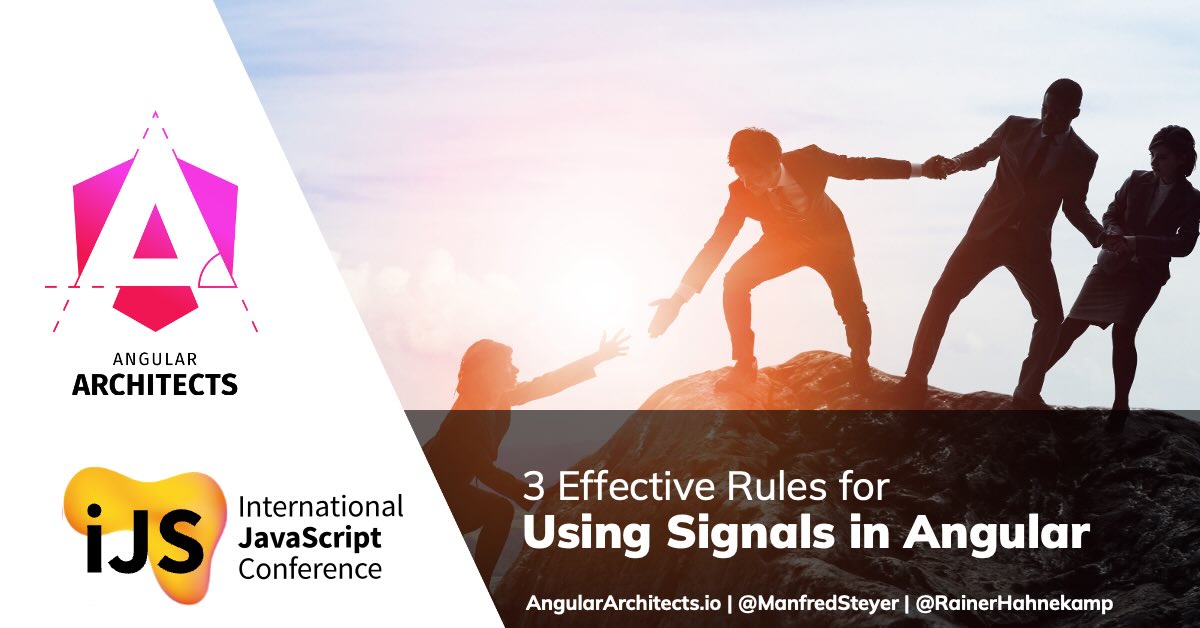 3 Effective Rules for Success with Signals in Angular - ANGULARarchitects